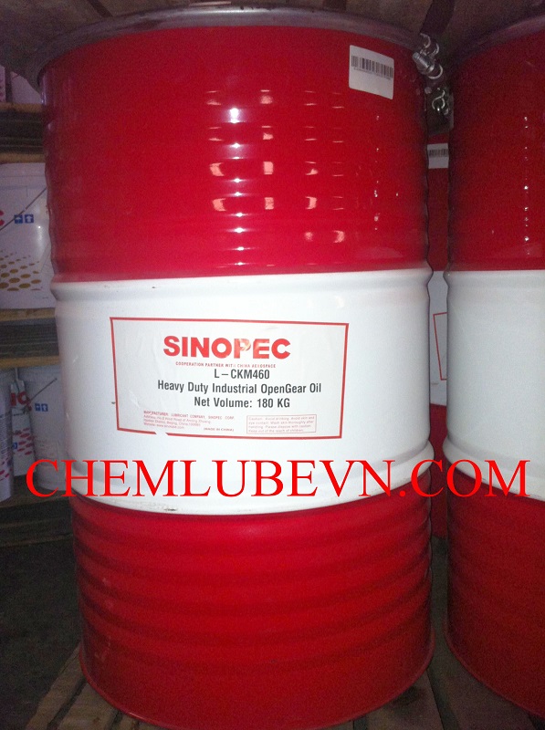 Dầu bánh răng hở chịu tải cao SINOPEC L-CKM ISO VG 220, 320, 460, tìm mua Dầu bánh răng hở chịu ...